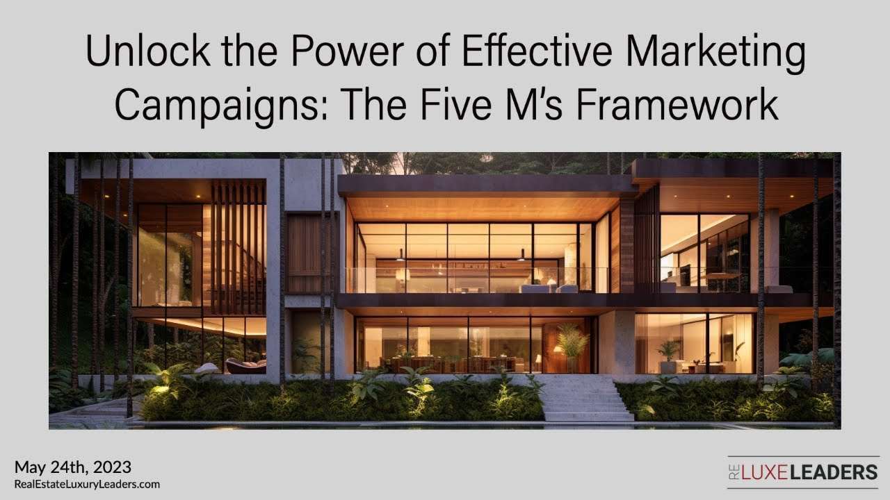 Unlock The Power Of Effective Marketing Campaigns: The 5 M's Framework